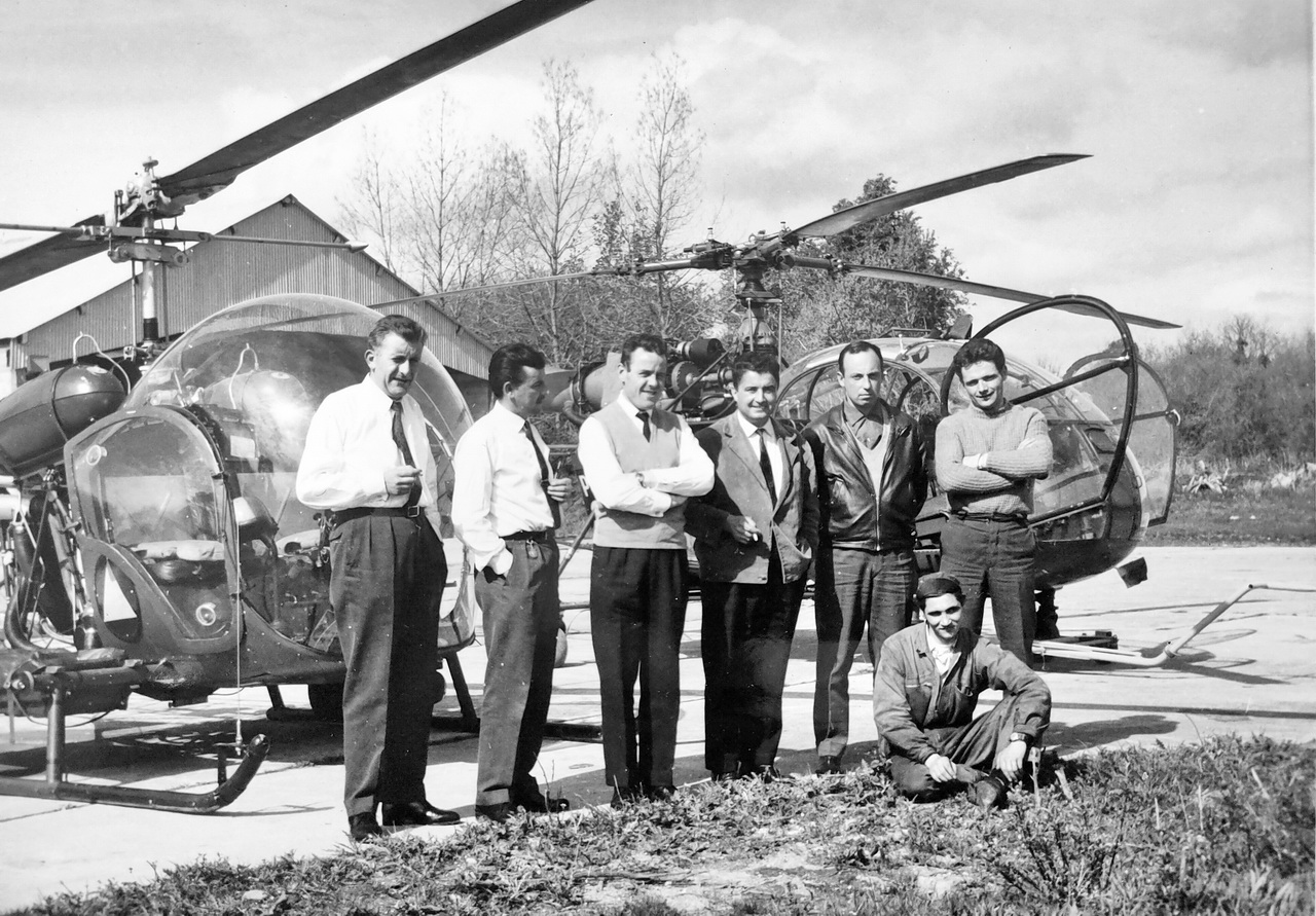 Les hélicoptères de la Protection civile : Bell 47, Alouette II et ...